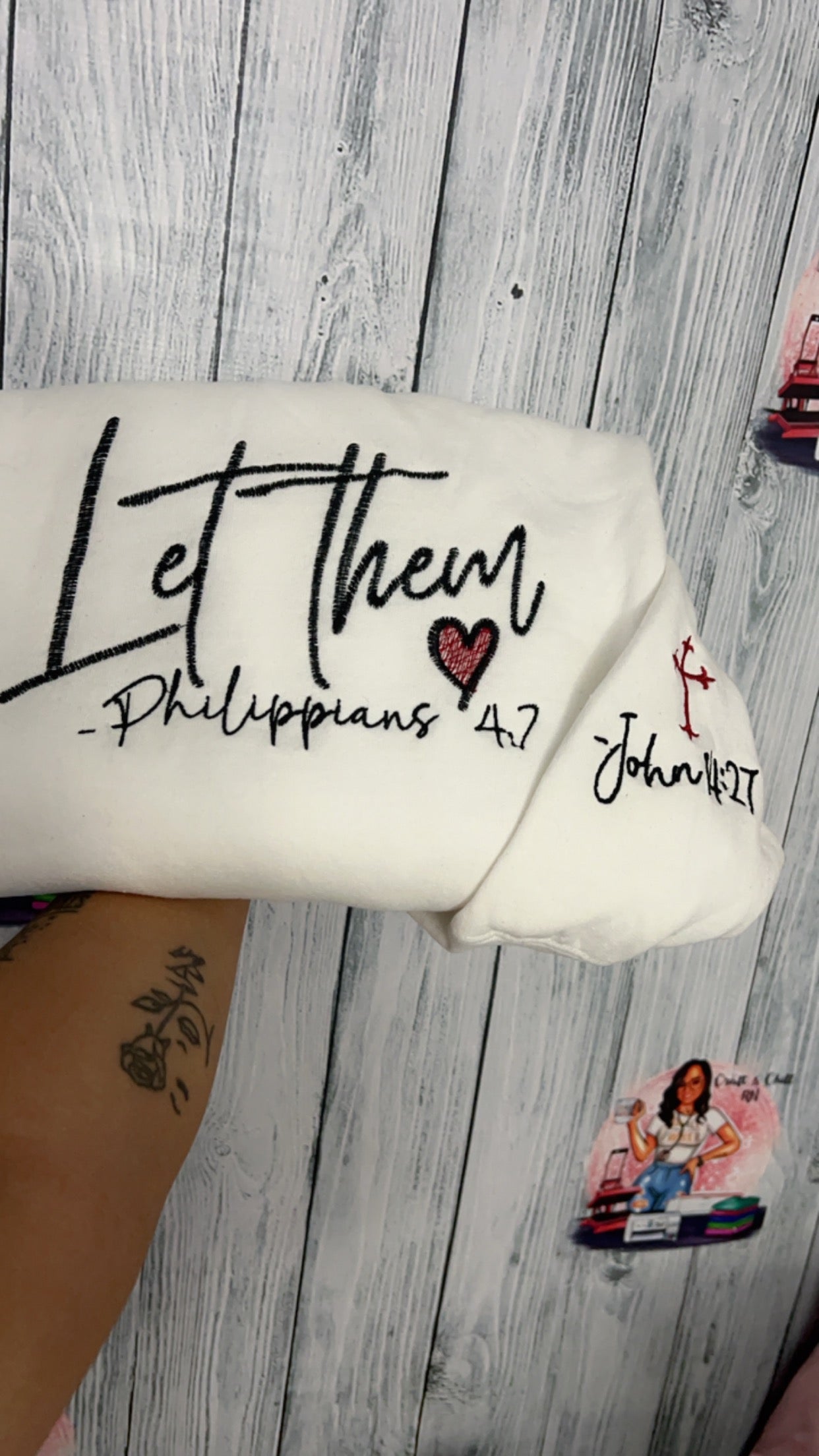 Let Them Crewneck – Craft and Chill RN